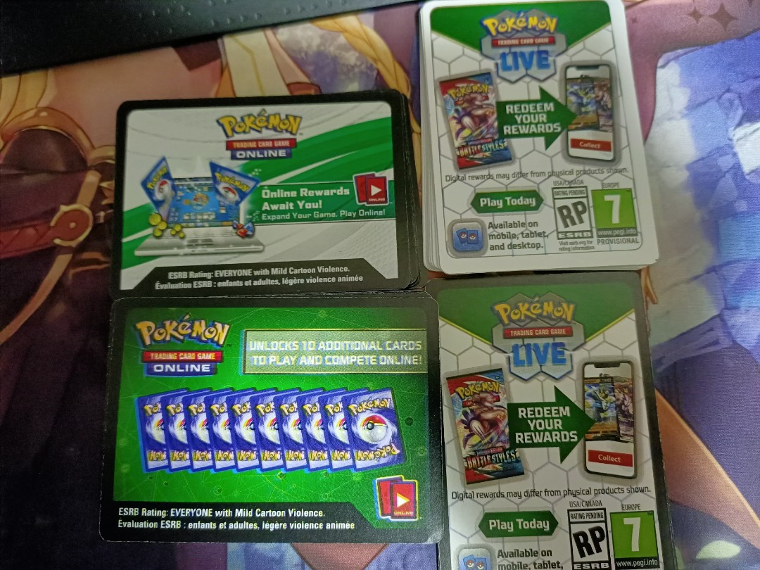 pokemon tcg online codes, Hobbies & Toys, Toys & Games on Carousell