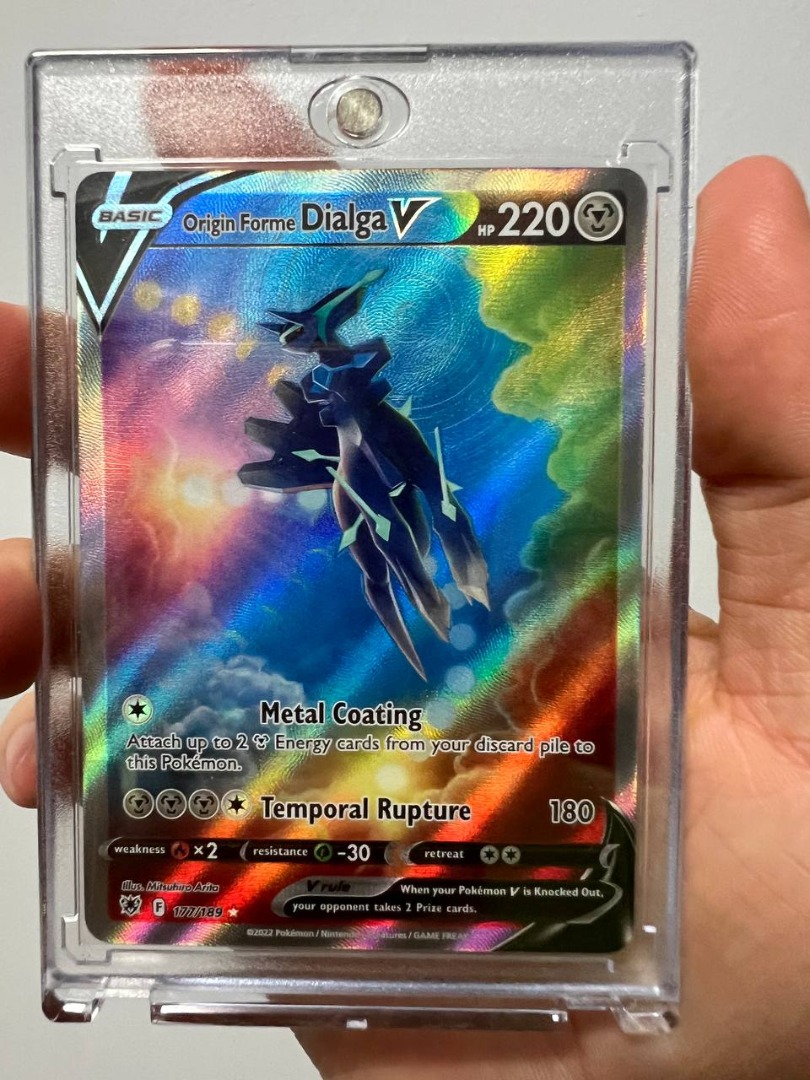 Pokemon TCG: Origin Forme Dialga V Alternate Art Astral Radiance ...