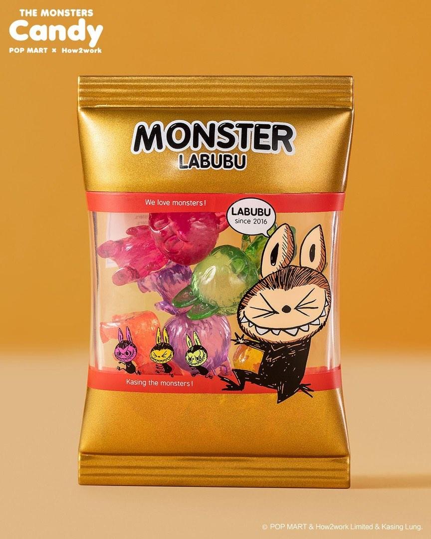 Pop mart Popmart labubu the monsters candy gummy bear haribo, Hobbies ...