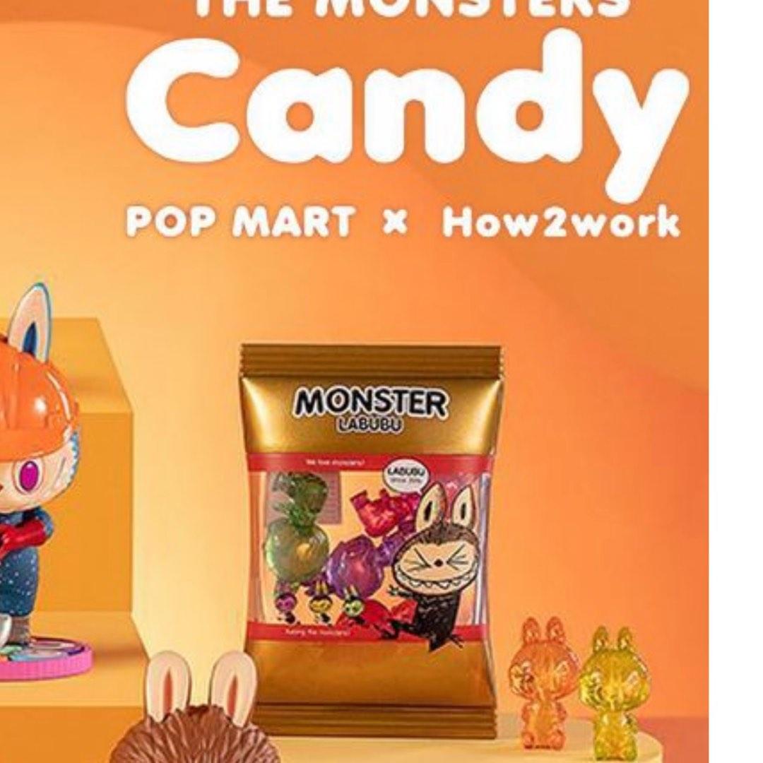 Pop mart Popmart labubu the monsters candy gummy bear haribo, Hobbies ...