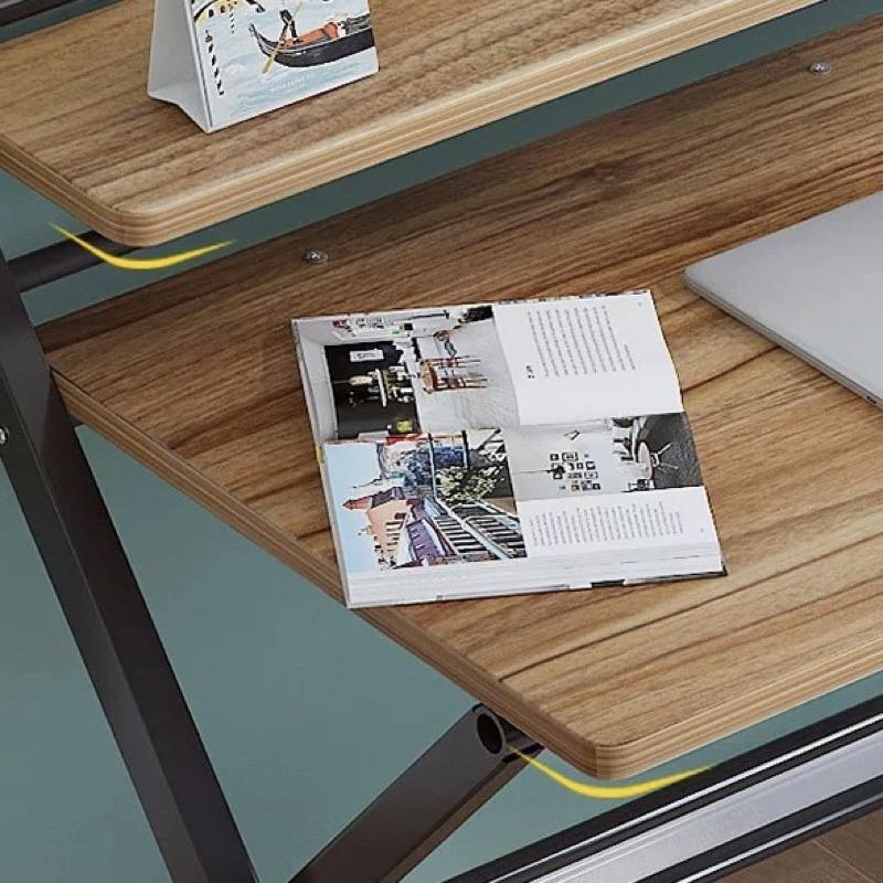 Portable Folding Table Study Table Desk Computer Desk Foldable Table Easy Storage Folding Chair ...