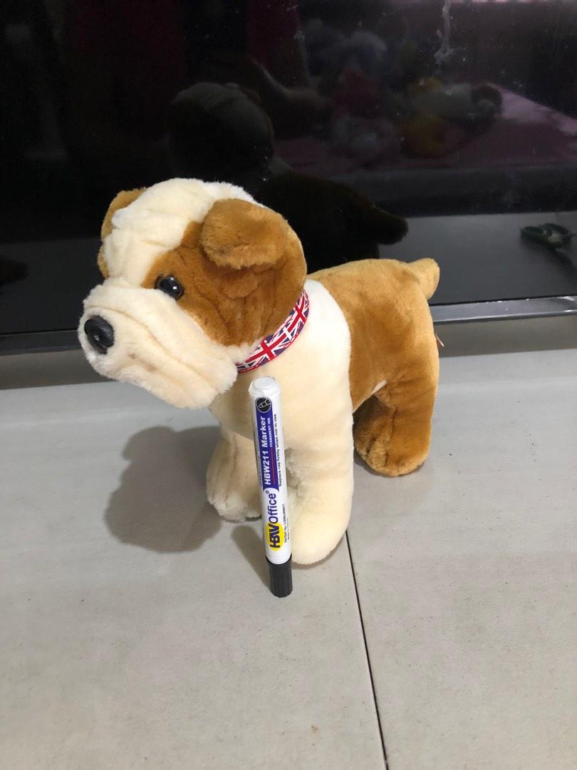 Posh Paws Bulldog Plush, Hobbies & Toys, Toys & Games on Carousell