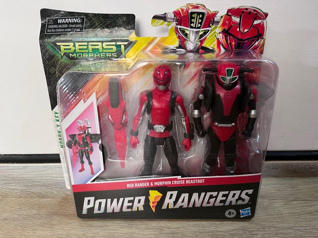 Power Rangers Toy - Red Ranger & Morphin Cruise Beastbot, Hobbies ...