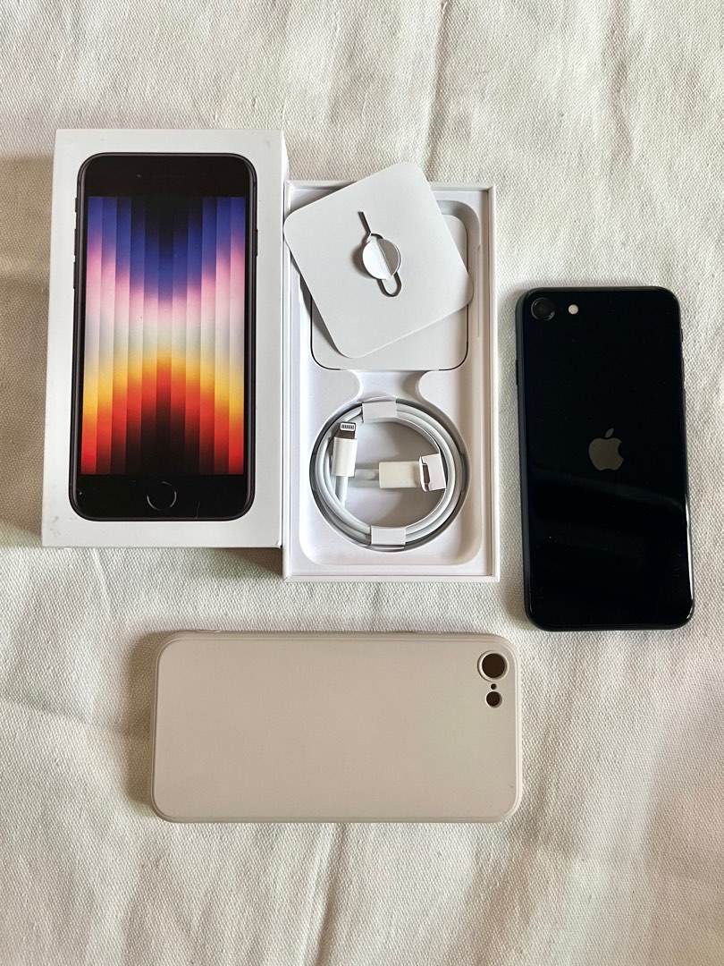 Preloved iPhone SE 2022 128GB Midnight, Mobile Phones & Gadgets, Mobile ...