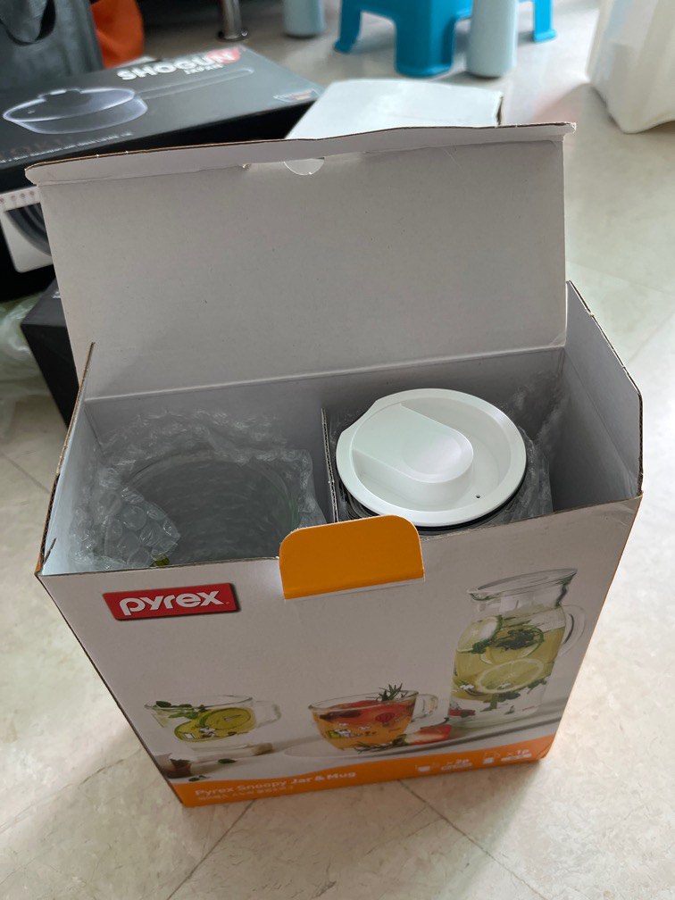 Pyrex Jar and Mug set, Furniture & Home Living, Kitchenware & Tableware ...