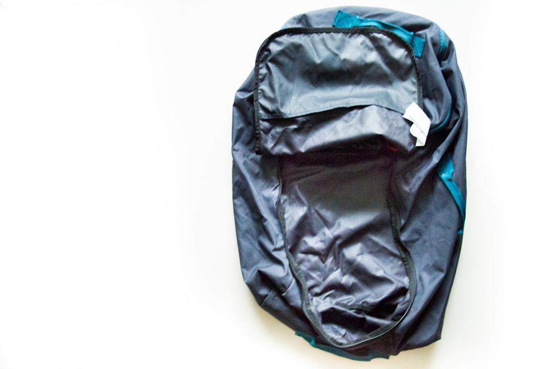 Quechua backpack full zip cover weatherproof luggage protects 80L ...
