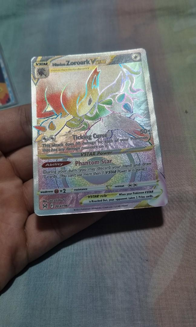Rainbow VStar Zoroark| Zoroark Playables | Rainbow Rare HR| Hyper Rare ...
