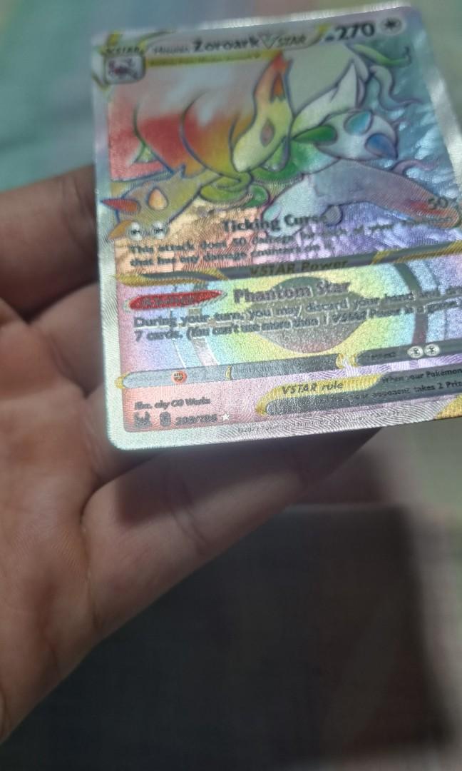 Rainbow VStar Zoroark| Zoroark Playables | Rainbow Rare HR| Hyper Rare ...