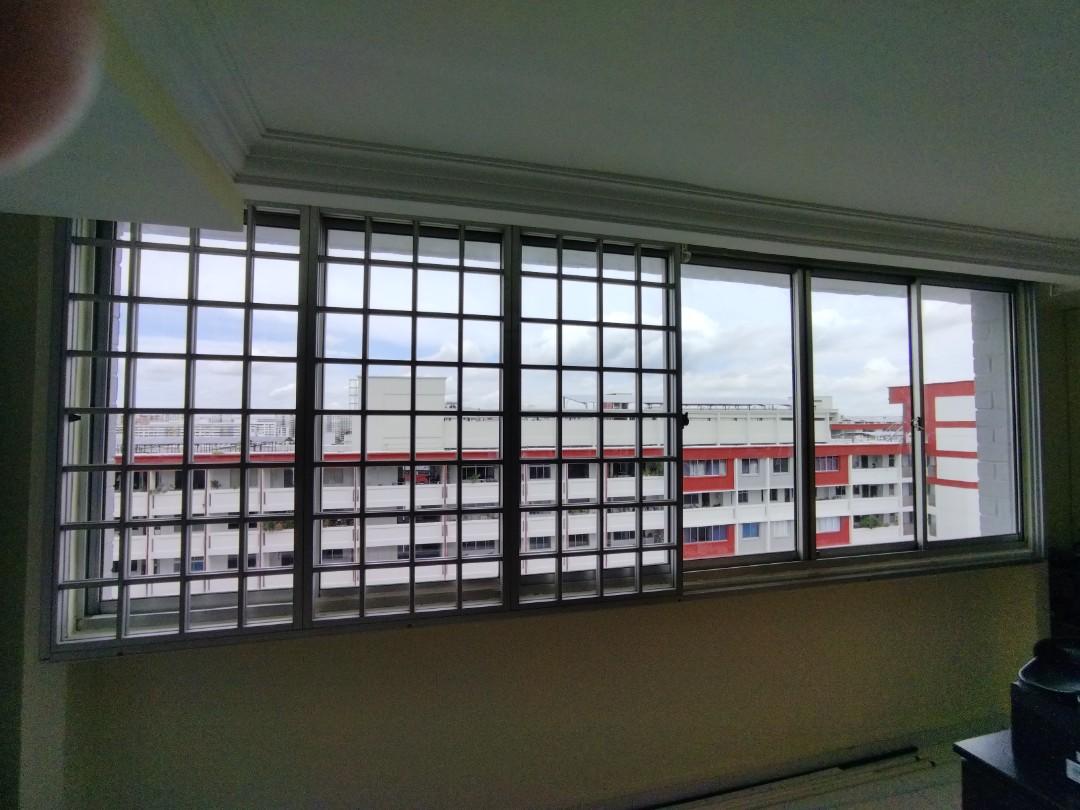 Remove old film Install new Solar film, Furniture & Home Living, Home ...