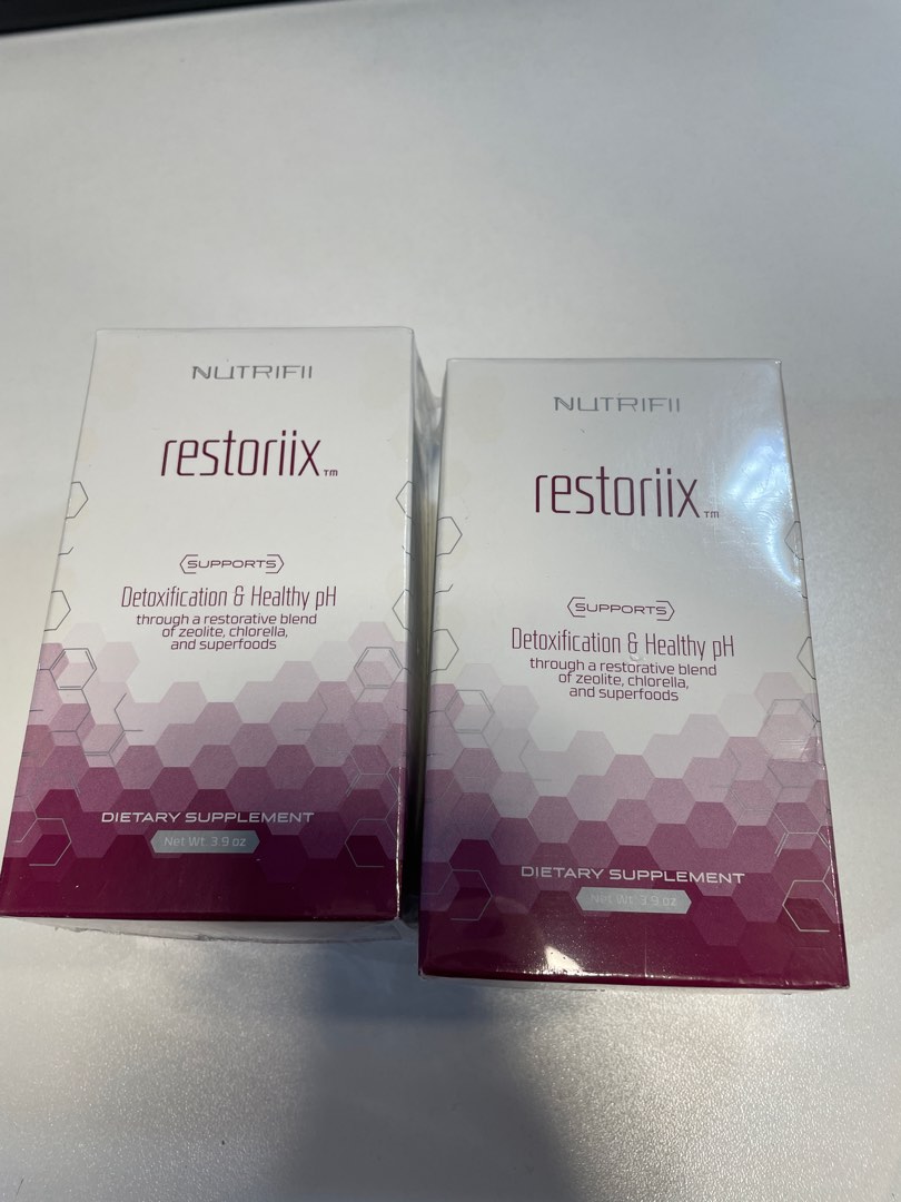沸石淨體素Restoriix 2樽 2023 6月到期, 健康及營養食用品, 健康補充品, 健康補充品 - 維他命及補充品 - Carousell