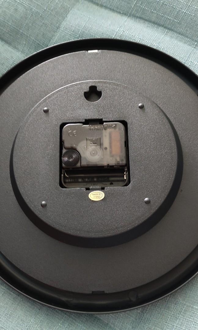 Reverse clock (Mirrored), Furniture & Home Living, Home Decor, Clocks ...