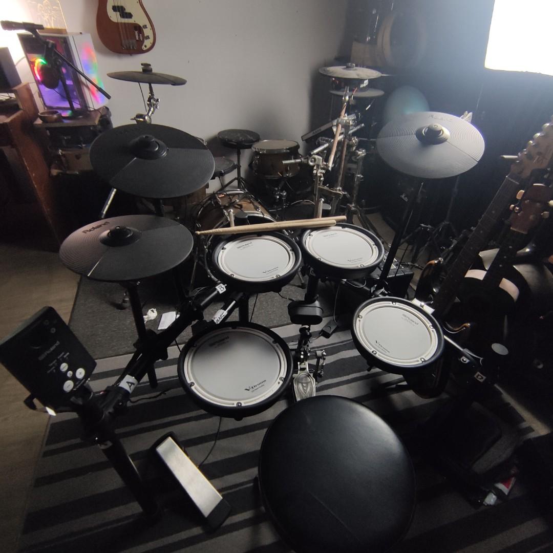 ROLAND EDRUMS, Hobbies & Toys, Music & Media, Musical Instruments on ...