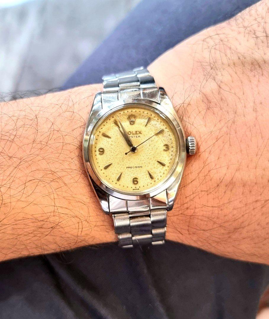 Rolex precision explorer dial rare, Luxury, Watches on Carousell