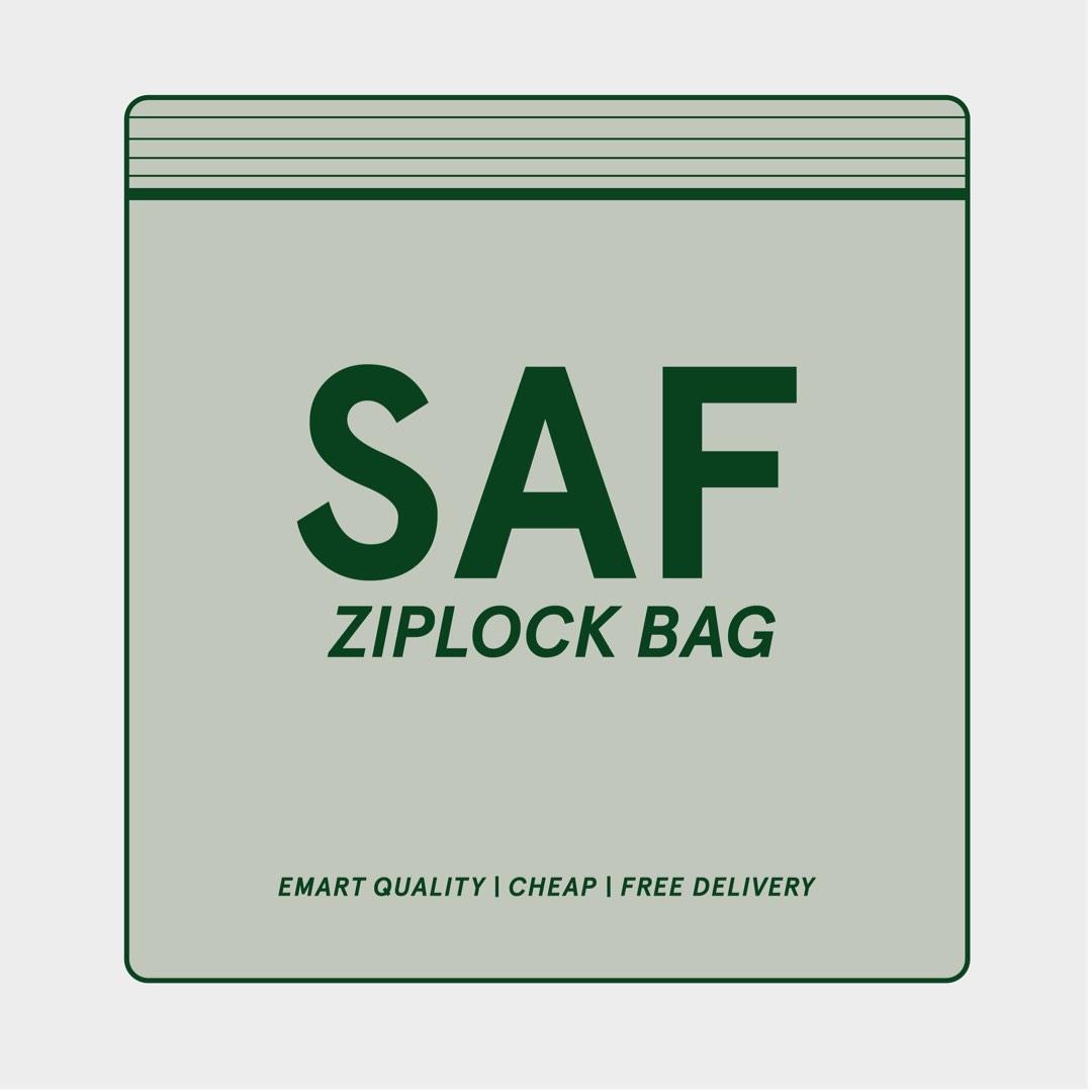 Saf Ziplock bag Emart army cheap ready stock all sizes Free Delivery ...