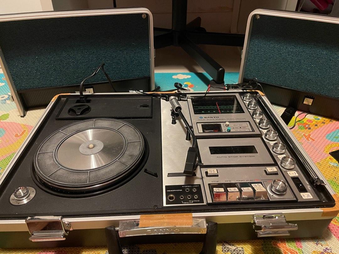 轉盤Sanyo G-2615N-2，1970年, 音響器材, 音樂播放裝置 MP3及CD Player - Carousell