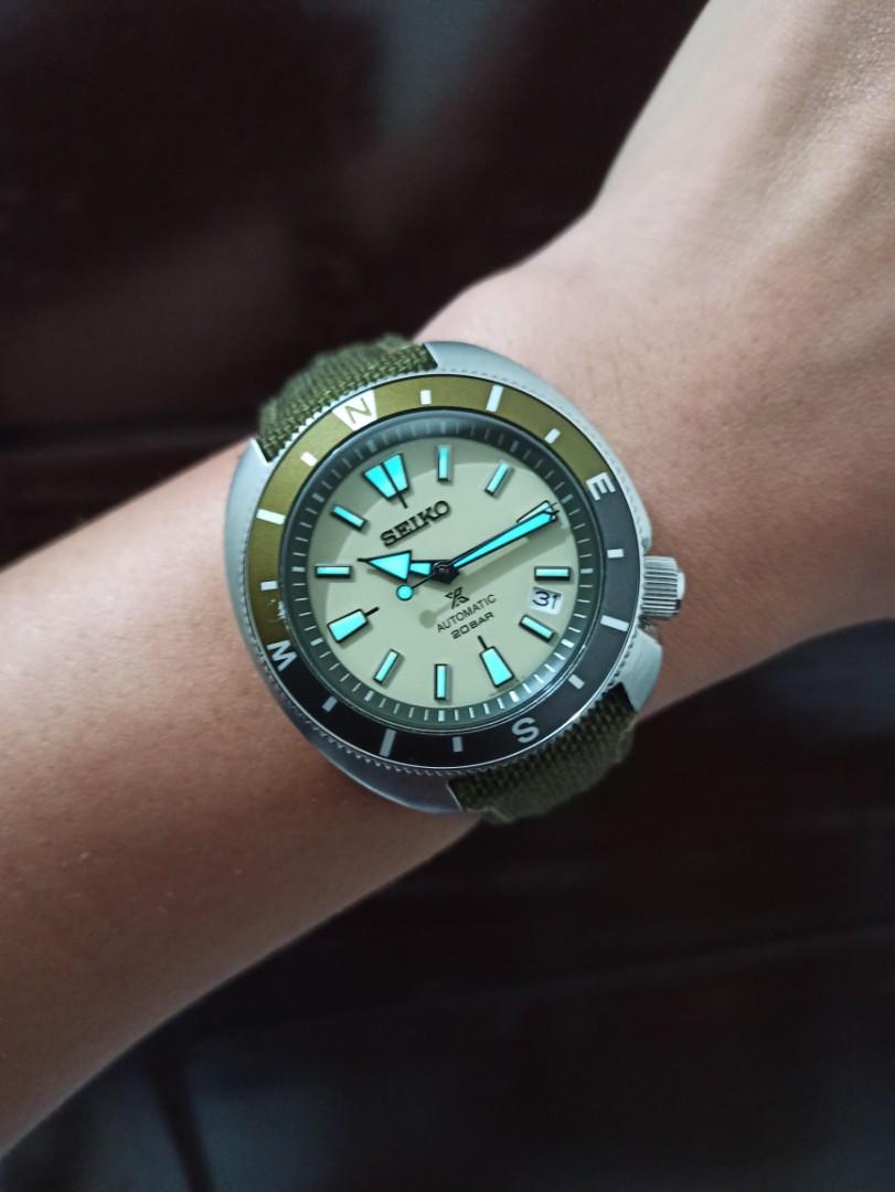 Seiko Land Tortoise - Green SRPG13K1 - Prospex, Men's Fashion, Watches ...
