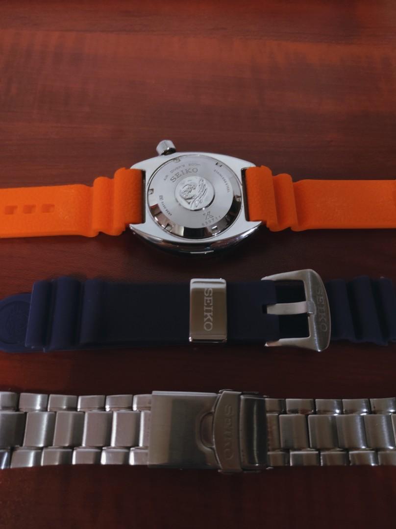 Seiko Prospex Turtle Nemo Mod + 2 straps free, Men's Fashion, Watches ...
