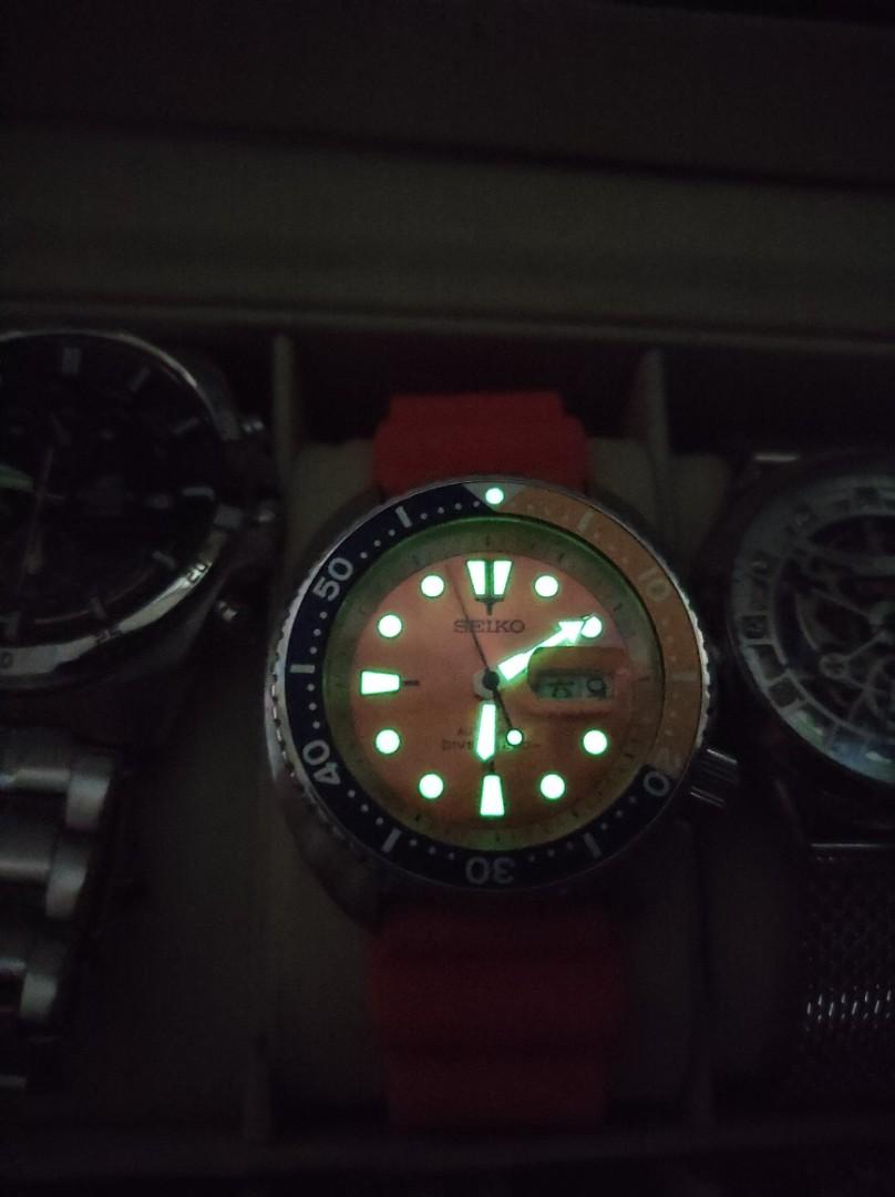 Seiko Prospex Turtle Nemo Mod + 2 straps free, Men's Fashion, Watches ...