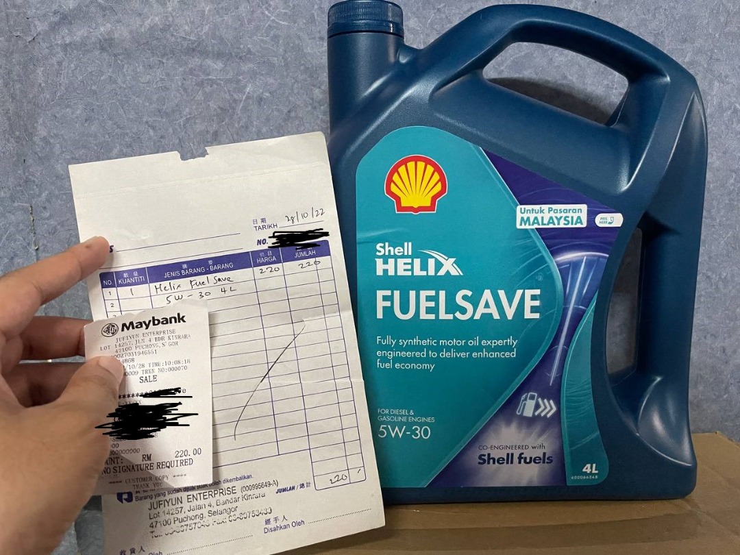 Shell Helix Fuelsave 5W-30, Auto Accessories on Carousell