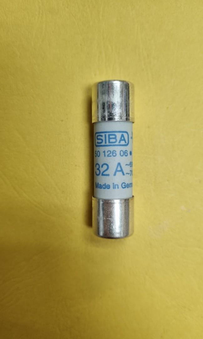 SIBA Fuse, 32A, 690V, 14x51MM, TV & Home Appliances, Electrical ...