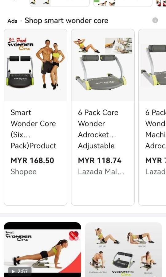 Smart Wonder Core 6 in 1, Sports Equipment, Exercise & Fitness, Cardio ...