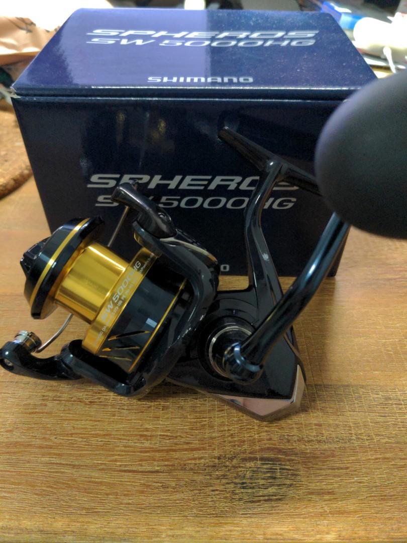 Spheros SW 5000HG / Shimano fishing reel / Spinning reel / Jigging, Sports Equipment, Fishing on ...