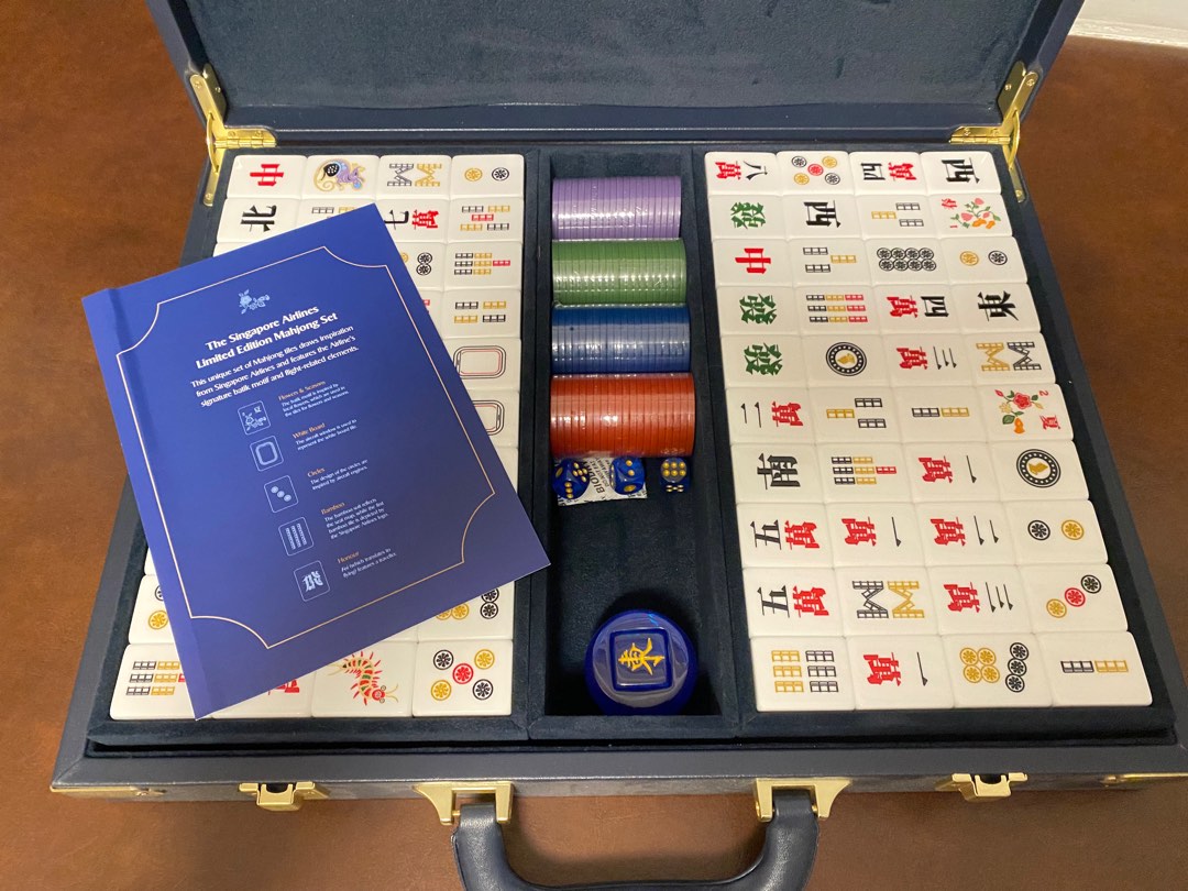 SQ Batik Limited Edition Mahjong Set, Hobbies & Toys, Toys & Games on ...