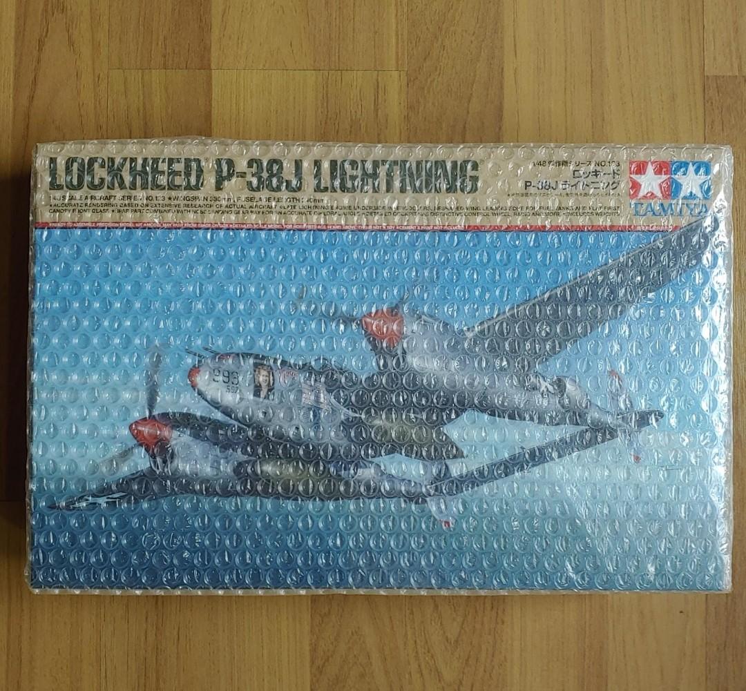 Tamiya 1/48 Lockheed P38-J Lightning (61123) Aircraft Model, Hobbies & Toys, Toys & Games on ...