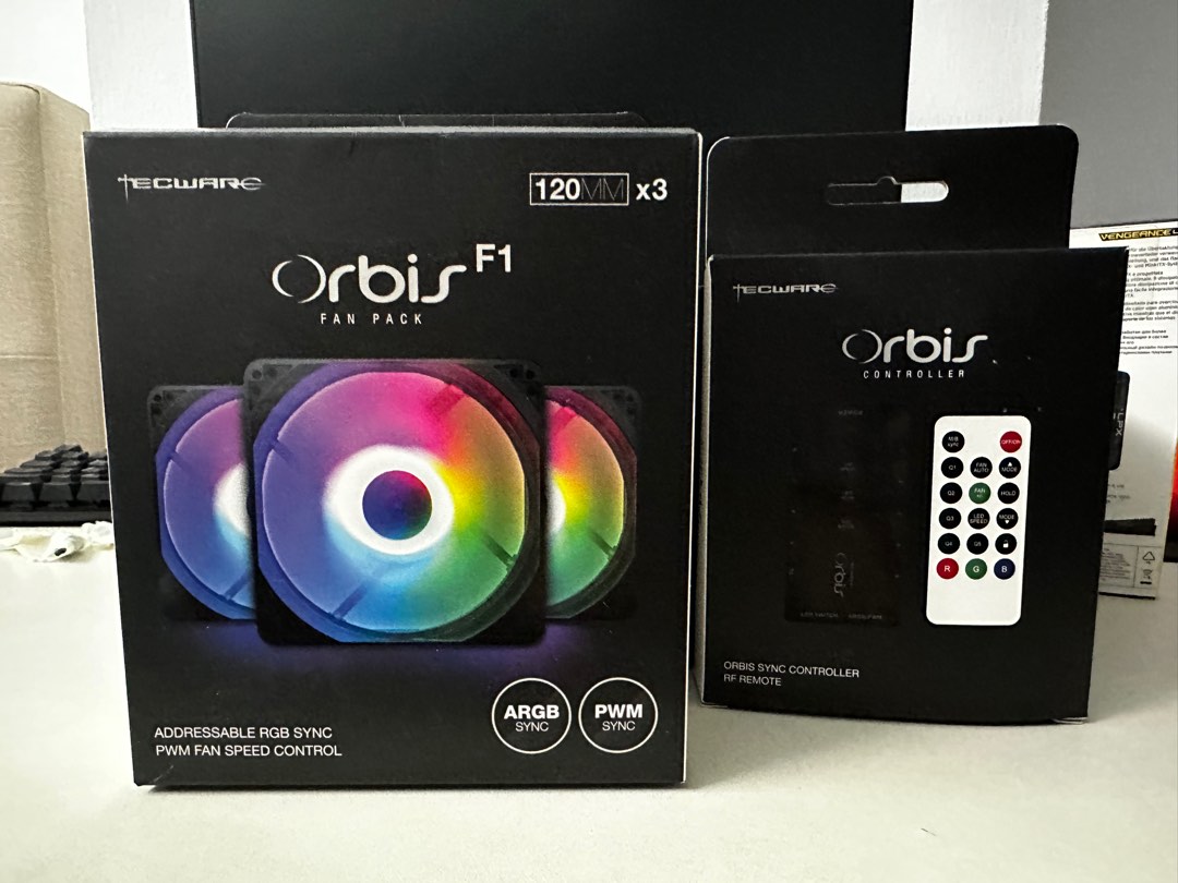 Tecware Orbis F1 Fan Pack + Orbis Hub, Computers & Tech, Parts ...