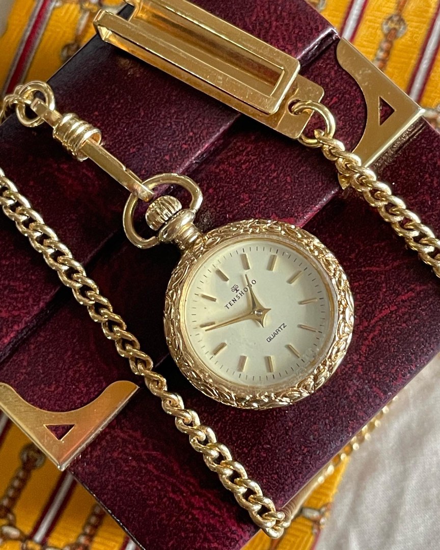 Tenshodo Japan Pocket Watch, Women's Fashion, Watches & Accessories ...