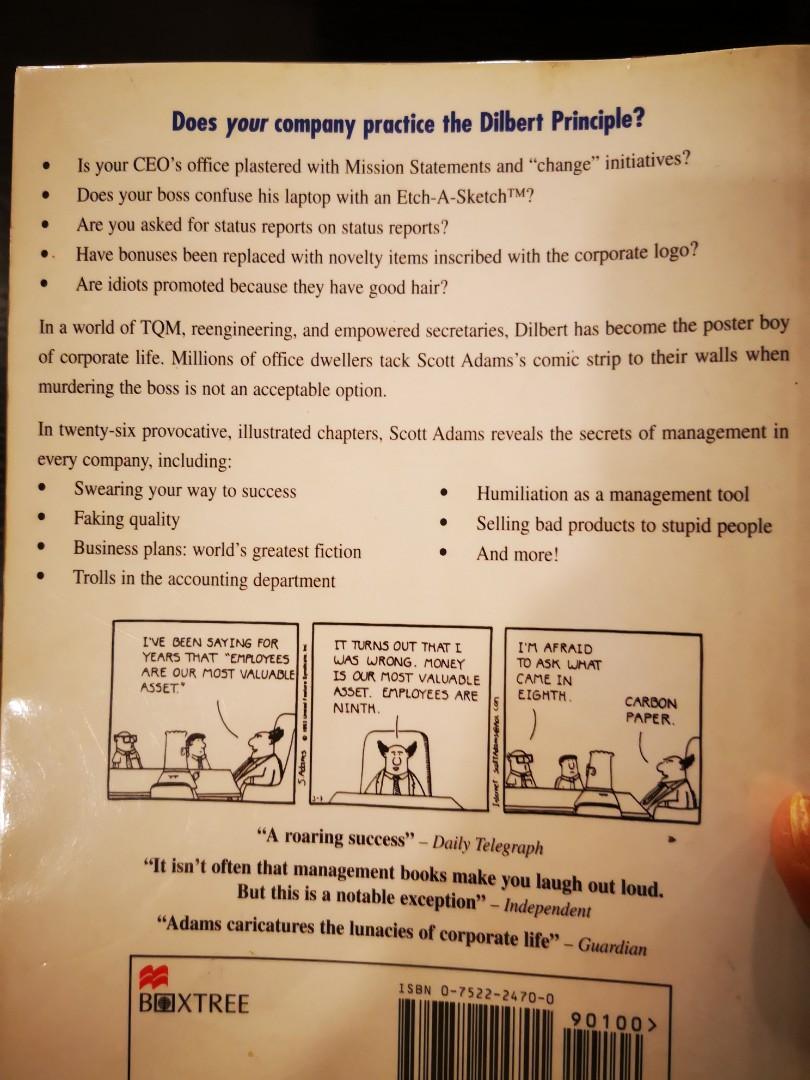 The Dilbert Principle (Non-Fiction), Hobbies & Toys, Books & Magazines ...