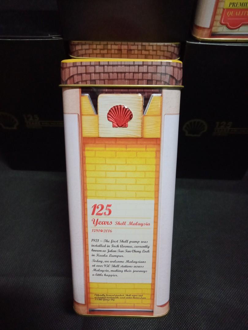 Tin shell (125 tahun shell Malaysia), Hobbies & Toys, Collectibles ...