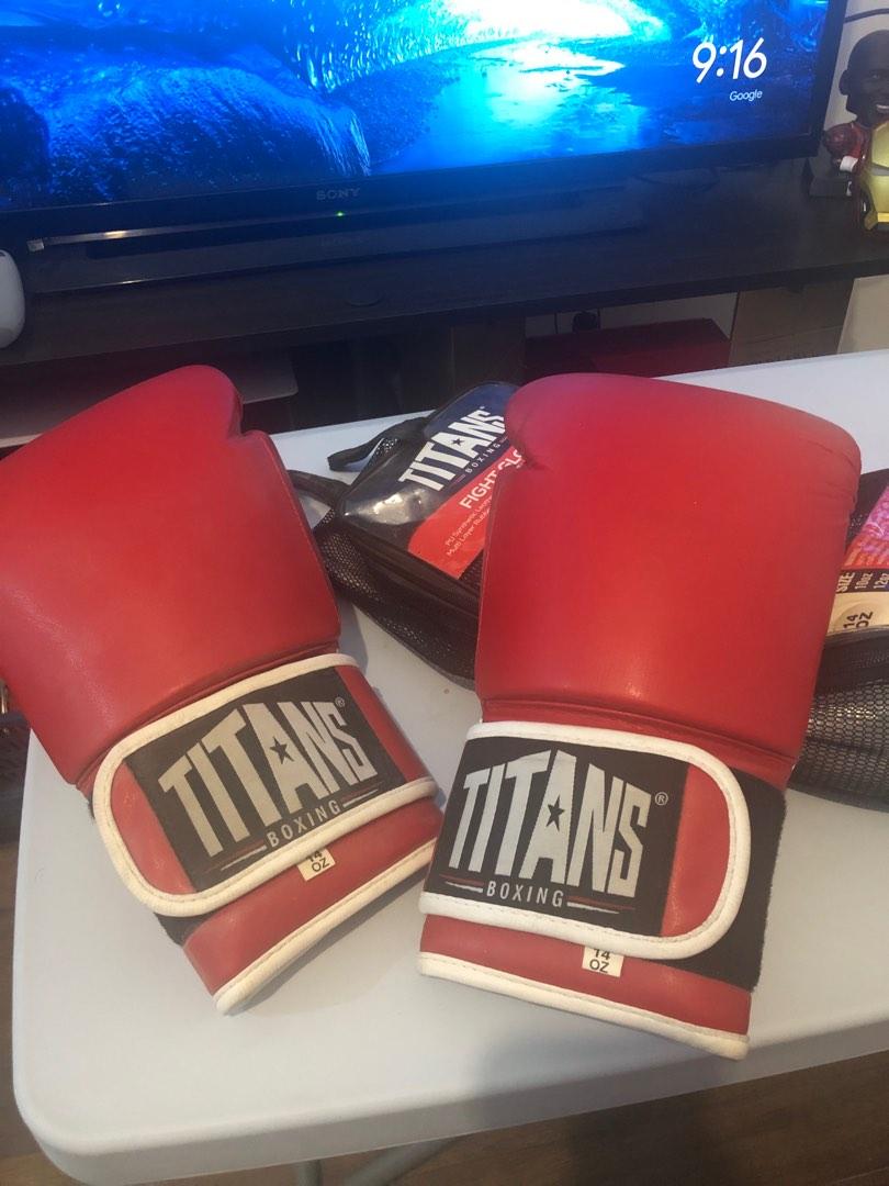 Titans Boxing Gloves 14 oz, Sports Equipment, Sports & Games, Combat ...