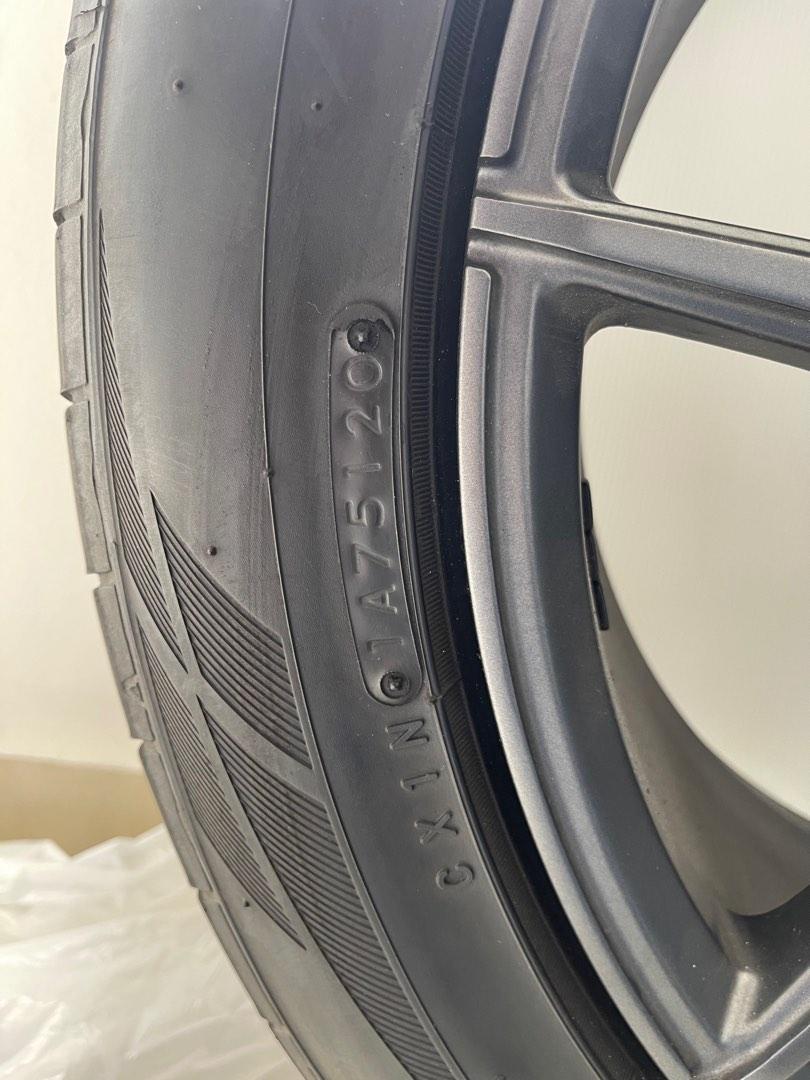 Toyo Proxes C1S 225/50/18 with rims, Car Accessories, Tyres & Rims on Carousell