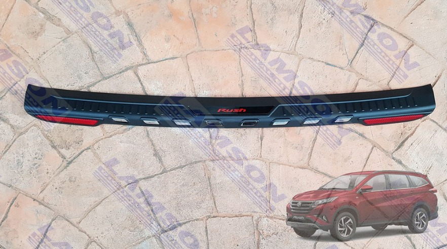 Toyota Rush 2018 - 2022 Rear Step Sill Bumper Protection Plate, Car ...