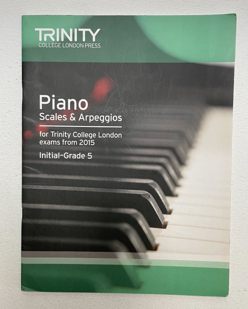Trinity College Initial to Grade 5 Scales and Arpeggios Practice Book, Hobbies & Toys, Music ...