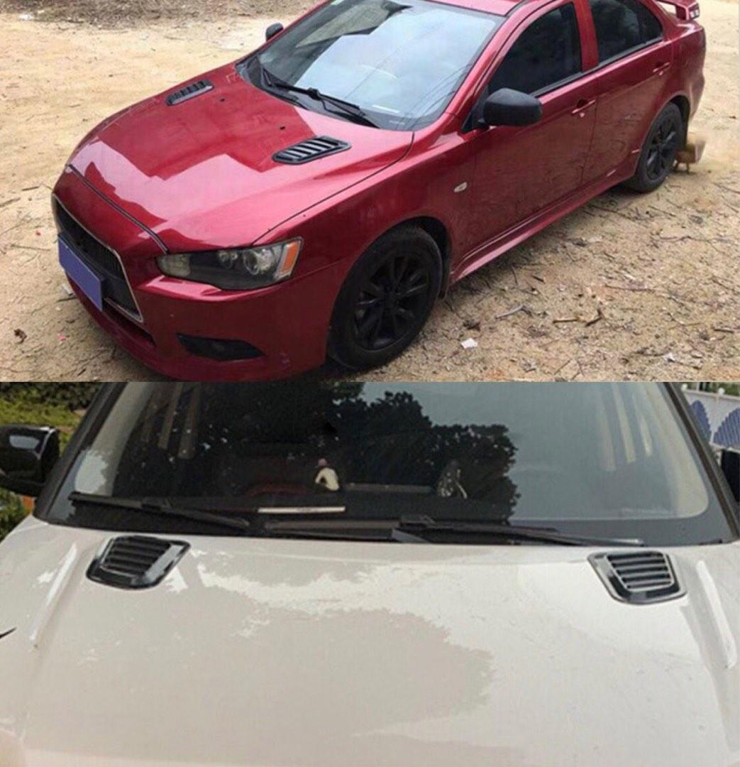 Universal Car Hood Vents Air Flow Intake Dummy Bonnet Cover Hood Air ...