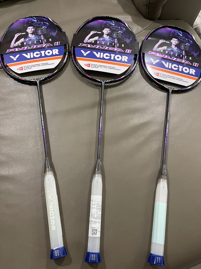 Victor thruster ryuga 2 3u/4u ( yonex / li ning ) restock, Sports ...
