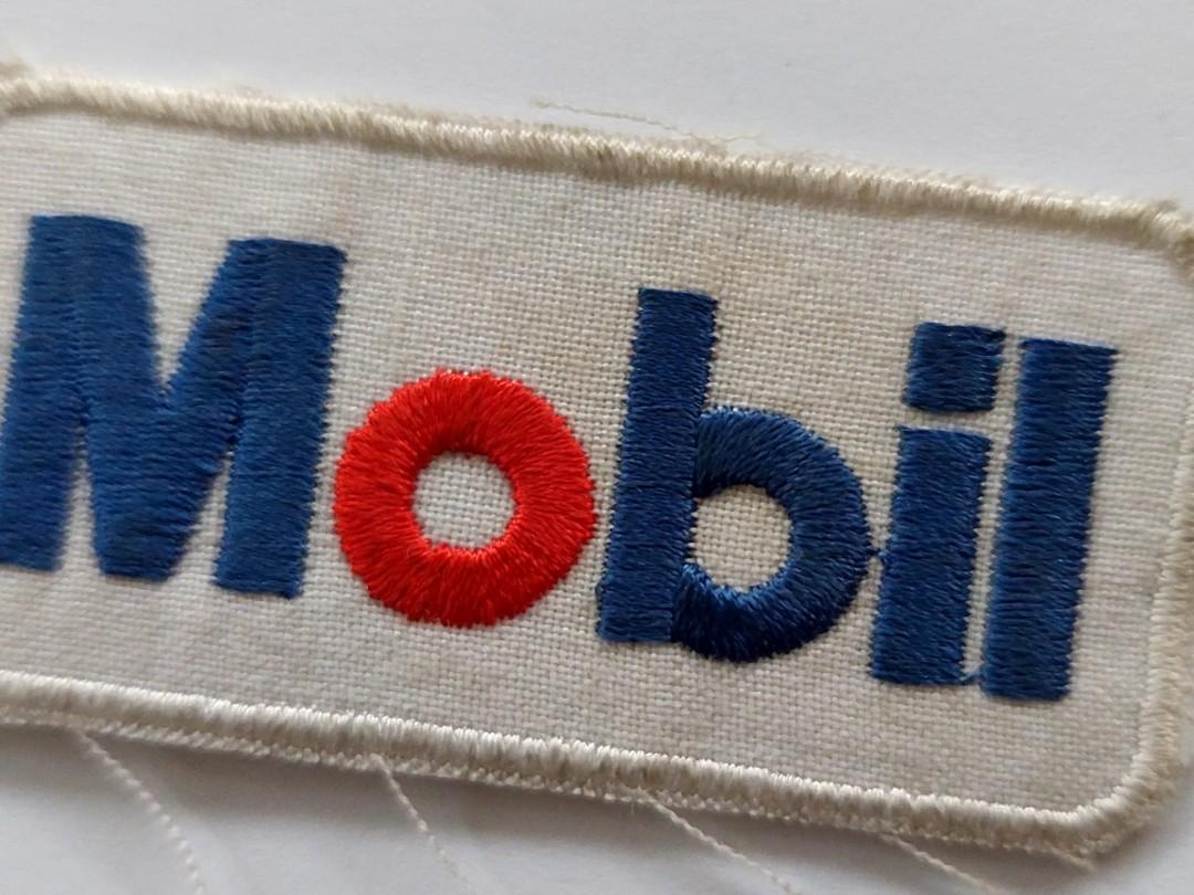 Vintage 90s Patch, Mobil Logo, Hobbies & Toys, Memorabilia ...