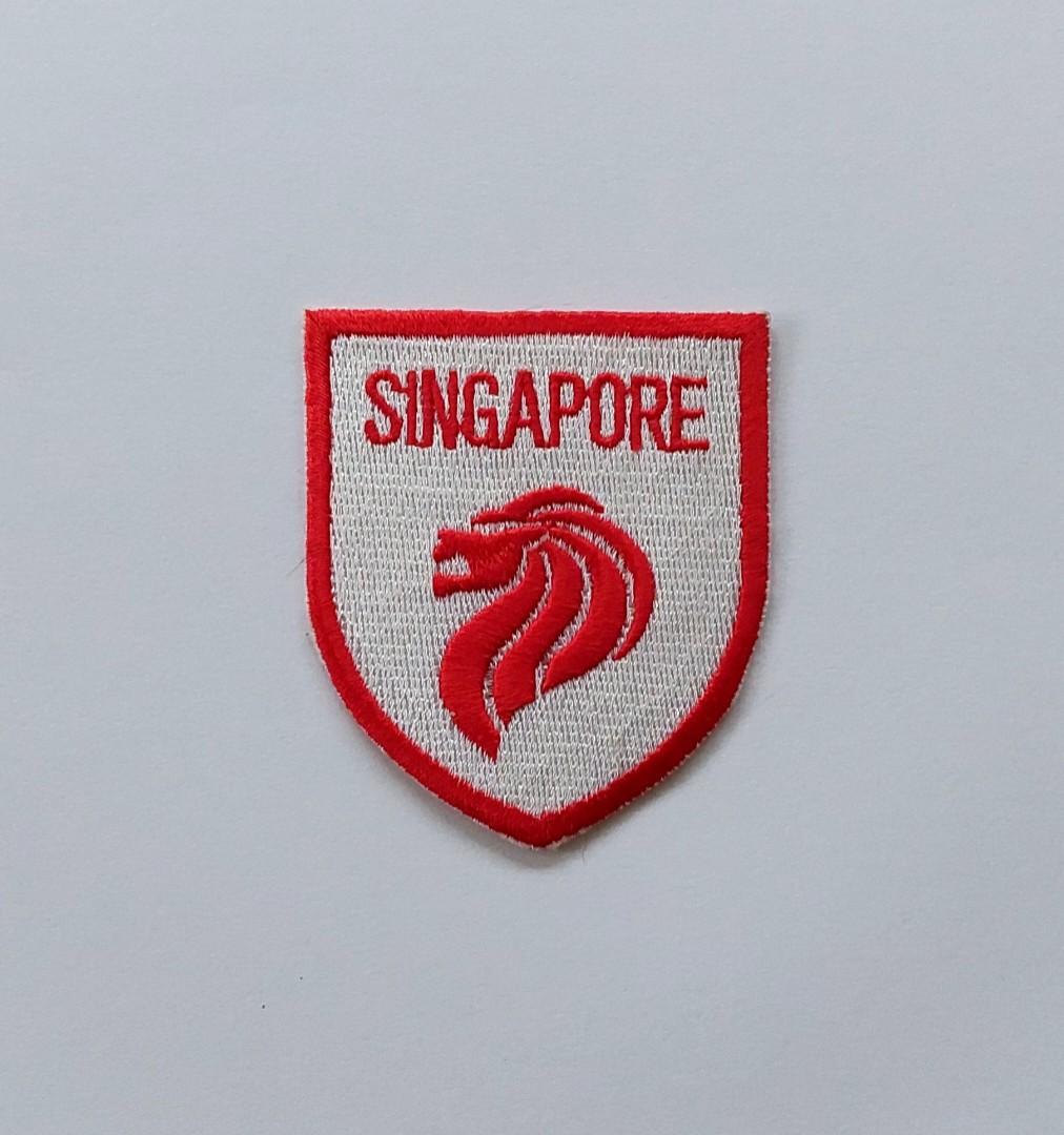 Vintage 90s Patch, Singapore Merlion, Hobbies & Toys, Memorabilia & Collectibles, Vintage ...
