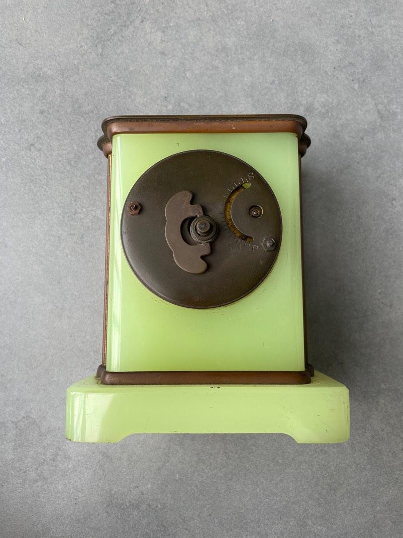 Vintage Antique Jade Clock, Furniture & Home Living, Home Decor, Clocks ...