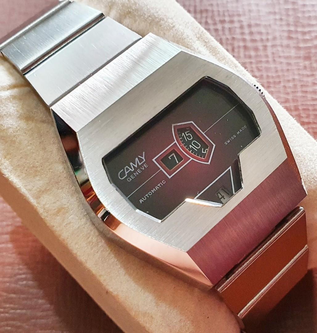 Vintage Camy Jump hour watch, Luxury, Watches on Carousell