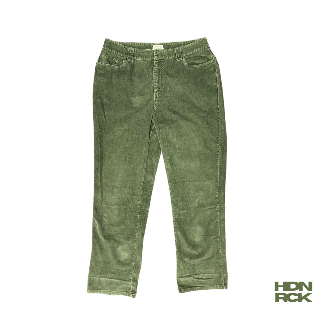 Vintage St. Johns Bay Collard Green Corduroy Pants, Men's Fashion ...