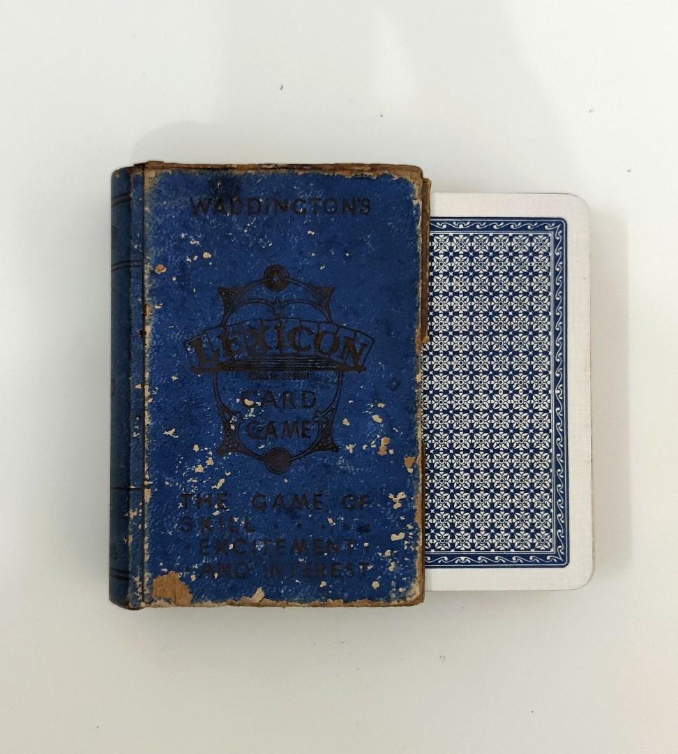 Vintage Waddington Lexicon Playing Card Game (First Copyright 1935 ...