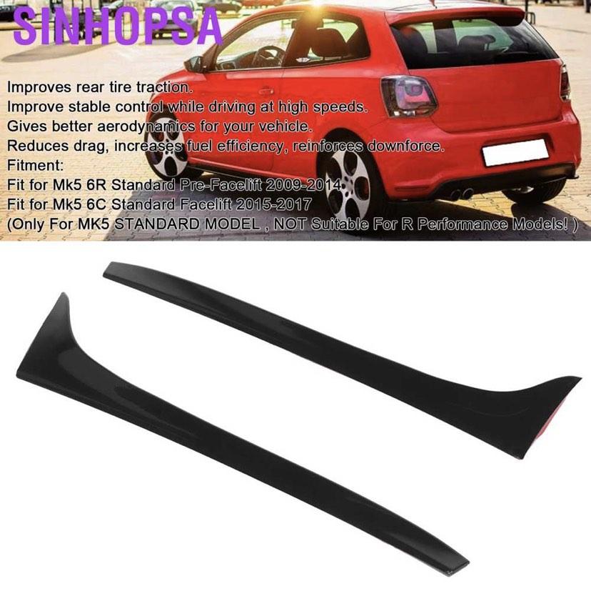 VW polo Rear side spoiler wing, Auto Accessories on Carousell