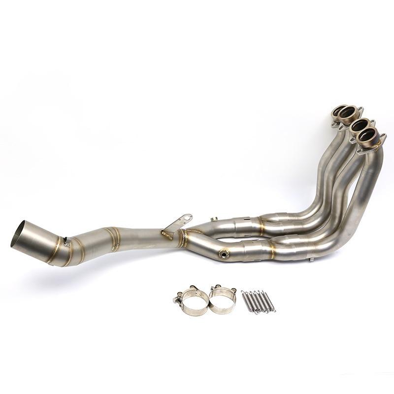 Yamaha YZF R1 MT10 exhaust pipe front header stainless steel akrapovic ...