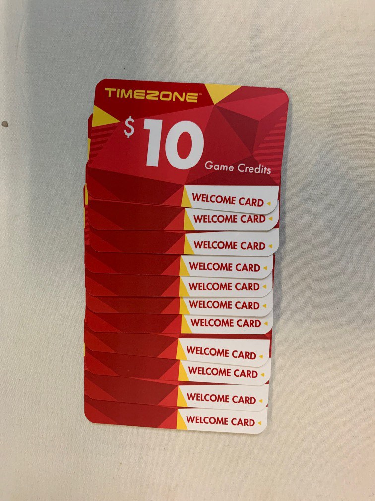 $10 Timezone Game Credits, Tickets & Vouchers, Store Credits on Carousell