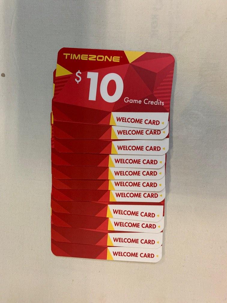 $10 Timezone Game Credits, Tickets & Vouchers, Store Credits on Carousell
