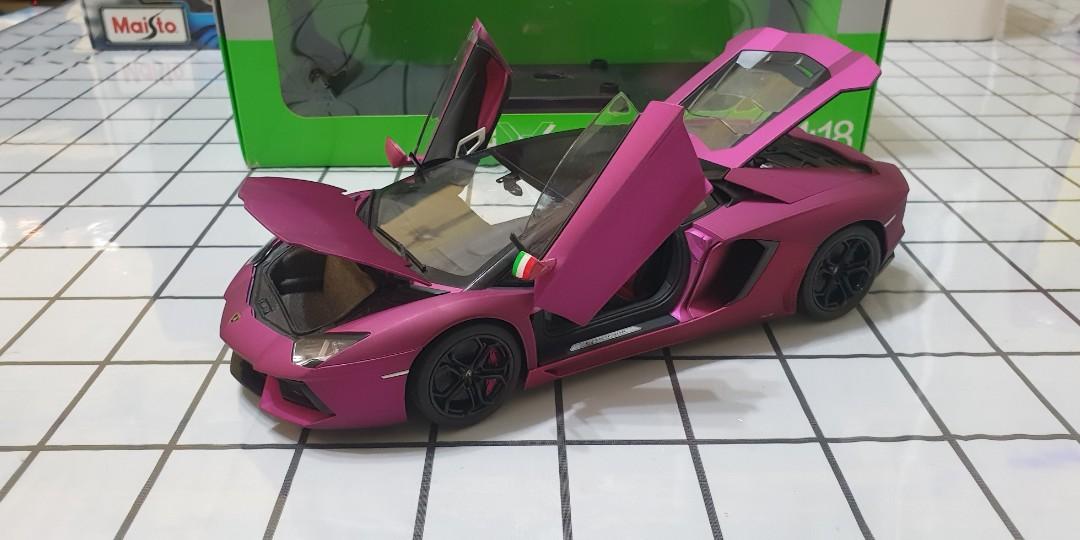 1/18 FX Models Lamborghini Aventador LP700 Purple, Hobbies & Toys, Toys ...