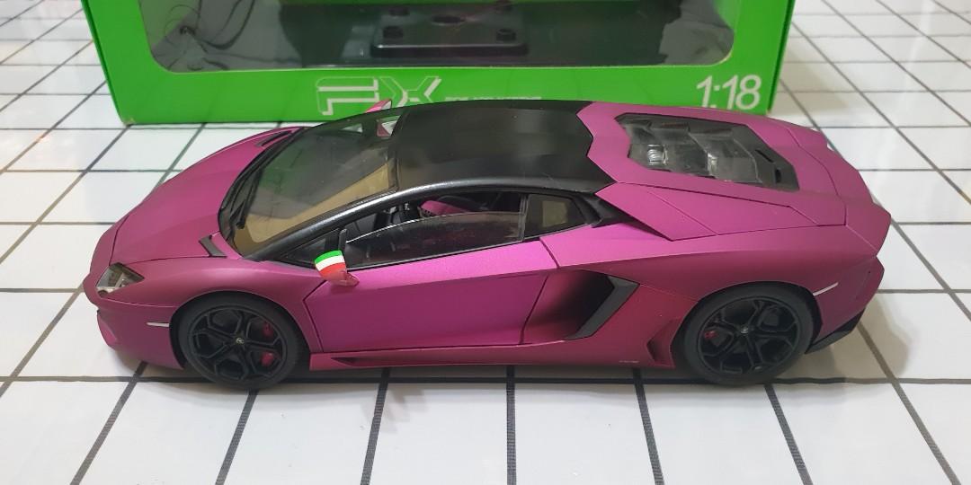 1/18 FX Models Lamborghini Aventador LP700 Purple, Hobbies & Toys, Toys ...